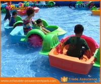 China Customizable Kids Inflatable Paddle Boat System with 6m x 6m Pool and 680W Air Pump for Water Parks for sale