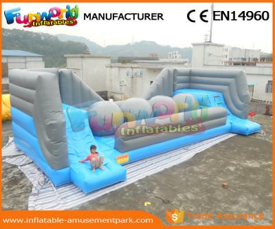 China PVC Big Baller Wipeout Inflatable Interactive Game Obstacle Course Challenge for sale