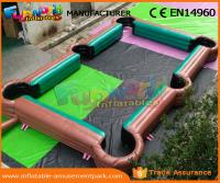 China 0.55mm PVC Tarpaulin Inflatable Snooker Football Table Soccer Sports Game for sale