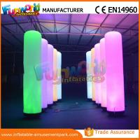 China Custom 3m Height Inflatable LED Lighting Pillar for Christmas Party Wedding with 1 Year Warranty for sale