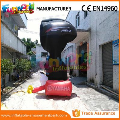 China 4m Height Advertising Inflatables Yamaha Shape Red and Black for sale