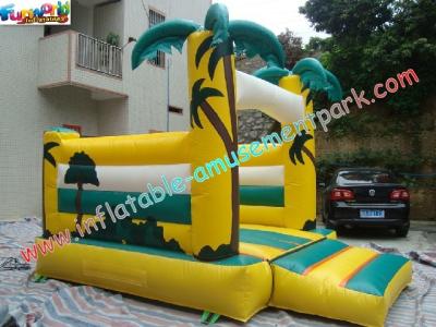 China Commercial Inflatable Bouncy Castle Palm Tree Design 4m x 2.4m for Kids for sale