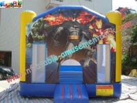 China Batman Inflatable Commercial Bouncy Castle Moonwalk 4x4x4m for Children for sale