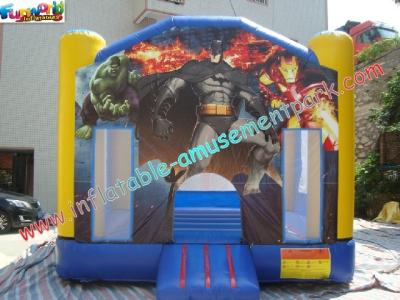 China Batman Inflatable Commercial Bouncy Castle Moonwalk 4x4x4m for Children for sale