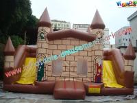 China PVC Commercial Inflatable Bouncer Slide 7x4x5m Custom Color Backyard Use for sale