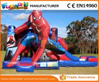 China Custom Inflatable Bouncy Castle with Slide 0.55mm PVC Tarpaulin CE Certified for sale