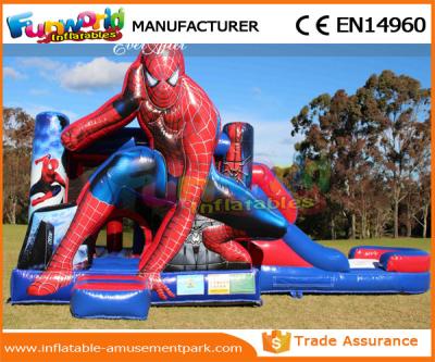 China Custom Inflatable Bouncy Castle with Slide 0.55mm PVC Tarpaulin CE Certified for sale