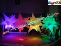 China 1.5 Meter Multicolor Inflatable LED Star Decoration with Blower - Customizable Club Party Lighting for sale