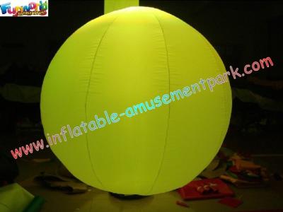 China 2 Meter PVC Inflatable LED Wedding Tent Light Ball for Stage Exhibition Decoration for sale