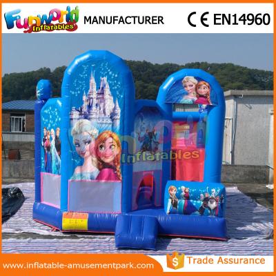 China Commercial Inflatable Frozen Bouncer Slide Combo 5.8m x 5.4m with CE Certification for sale