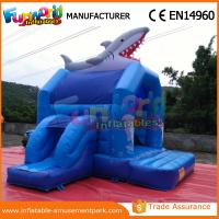 China Hot Dolphin Inflatable Bouncer Slide For playground / inflatable combo bouncers for sale