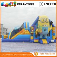 China Commercial Inflatable Spongebob Combo Bounce House with Slide 8m x 4m x 4m for sale