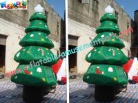 China 3M Inflatable Christmas Tree Decoration - 420D PVC Material with CE/UL Blower for Holiday Advertising for sale