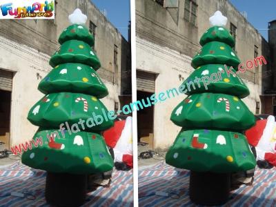 China 3M Inflatable Christmas Tree Decoration - 420D PVC Material with CE/UL Blower for Holiday Advertising for sale
