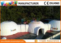 China Customized Air Sealed Inflatable Party Tent , Airtight Igloo Dome Tent for sale