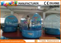 China 0.6mm PVC Tarpaulin Inflatable Giant Snow Globe Ball 2.5m High for Christmas for sale