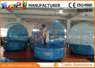 China 0.6mm PVC Tarpaulin Inflatable Giant Snow Globe Ball 2.5m High for Christmas for sale