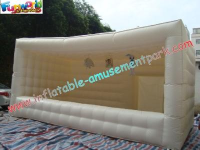 China White Inflatable Party Tent 6x3m Outdoor Advertising Marquee with UV PVC for sale