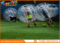 China Clear TPU Inflatable Human Knocker Ball Suit - 1.2m to 1.7m Transparent Bumper Ball with CE/UL Certified Pump for sale
