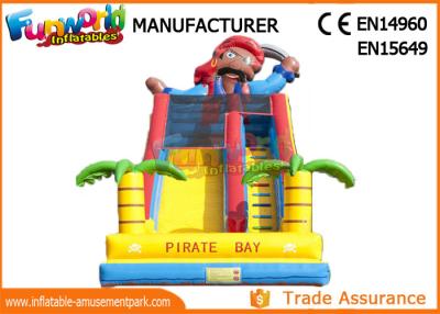 China Excting Inflatable Dry Slide , Combo Game Inflatable Pirate Slide for sale
