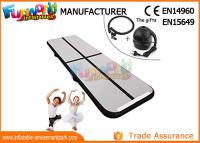 China Customized Inflatable Air Mat Gymnastics With Free Pump / Silking Printing for sale