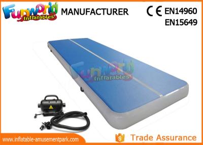 China Customizable Gymnastics Landing Mat Inflatable Air Track 0.9mm PVC Drop Stitch for sale
