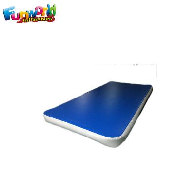 China Custom Size Outdoor Inflatable Sports Games Air Tumbling Mat 8x2x0.2m for Training for sale