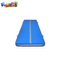 China Drop Stitch 12m White Air Floor Gymnastics Mat for Birthday Party 2m Width for sale