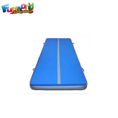 China Drop Stitch 12m White Air Floor Gymnastics Mat for Birthday Party 2m Width for sale