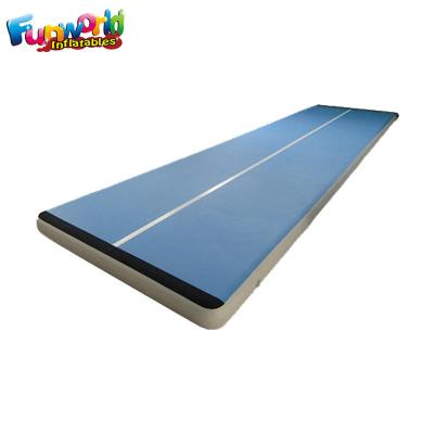 China SGS Certified Inflatable Air Track Gym Mat 10x2x0.2m Custom Logo for sale
