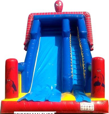 China Commercial Spiderman Inflatable Slide 12x4.5x8.5m with 0.55mm PVC and CE Certification for sale