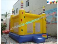 China Waterproof Commercial Bouncy Castles 3x3M With Slide for sale
