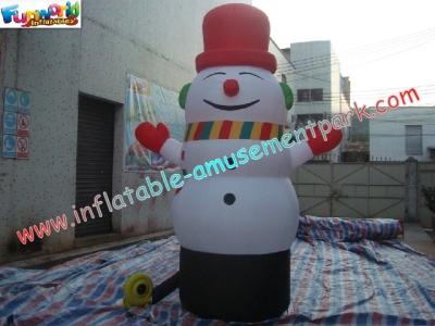 China Custom PVC Inflatable Christmas Santa Snowman 3m High for Advertising for sale