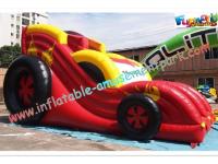 China Commercial Inflatable Car Dry Slide 8x4x5m PVC Bouncy Toy with CE EN14960 for sale
