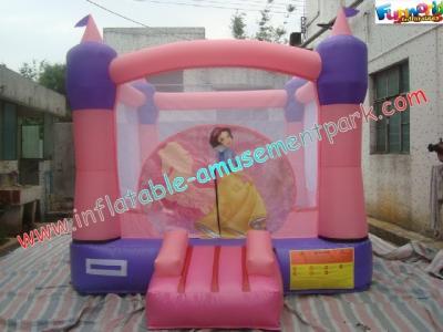 China Pink Inflatable Bounce House 3x3x3m CE EN14960 Commercial Jumping Castle Rental for sale