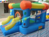 China Mini Nylon Inflatable Bouncer House 2.8x2.2x1.8m for Kids and Adults CE Certified for sale