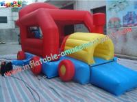 China Commercial Car Inflatable Bounce House with Mini Jumper Slide 6.6m x 2.6m for sale
