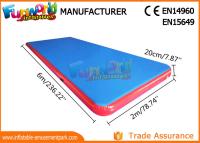 China Customized Inflatable Air Track For Gym / Inflatable Tumble Track for sale