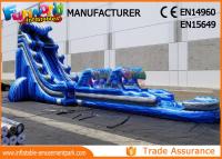 China Commercial Inflatable Water Slides 0.55mm PVC Material with CE EN14960 Certification for Hotels Schools Parks for sale