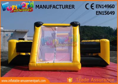 China Commercial 0.55mm PVC Tarpaulin Inflatable Soap Soccer Field 14x6x1.8m for sale