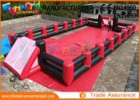 China Fireproof Inflatable Soap Football Field With Digital Paiting EN71 for sale