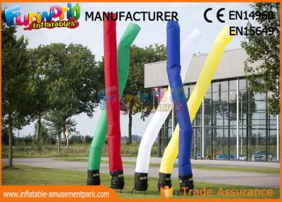 China 3M-5M Inflatable Air Dancer Sky Dancer Parachute Nylon Advertising Tube with Blower for sale