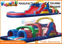 China Interesting Inflatables Obstacle Course For Amusement Park / Fun City for sale