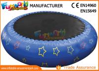China 0.9mm PVC Hot Welding Inflatable Water Trampoline with Custom Logo Printing 1 Year Warranty for sale