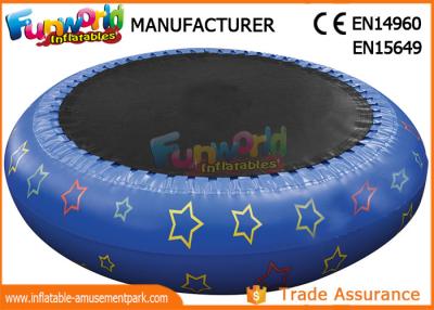 China 0.9mm PVC Hot Welding Inflatable Water Trampoline with Custom Logo Printing 1 Year Warranty for sale