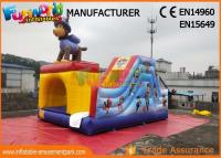 China 0.55mm PVC Tarpaulin Fire Retardant Inflatable Bouncer Slide for Kids for sale