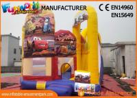 China Pvc Inflatable Bouncer Slide / Kids Jumping Castle With Slide for sale