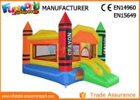 China 0.55mm PVC Tarpaulin Inflatable Combo Bouncy Castle with Slide for Kids CE EN14960 for sale