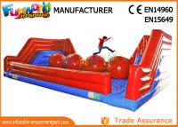 China Interactive 0.55mm PVC Tarpaulin Inflatable Wipeout Game 8M Diameter Customizable for sale
