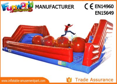 China Interactive 0.55mm PVC Tarpaulin Inflatable Wipeout Game 8M Diameter Customizable for sale